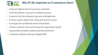All You Need to Know About EV SSL Security | PPT