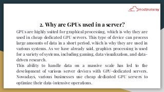 All you need to know about GPU dedicated Server.pptx