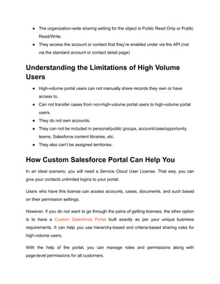 All You Need to Know About High Volume Customer Portal Users.pdf