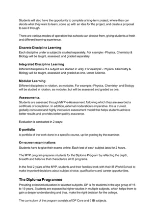 All You Need to Know about IB Curriculum.pptx | Professional School | Postgraduate Education