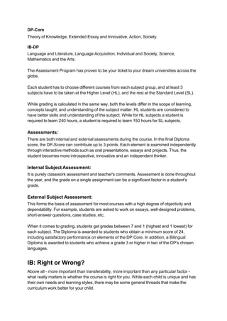 All You Need to Know about IB Curriculum.pptx | Professional School | Postgraduate Education