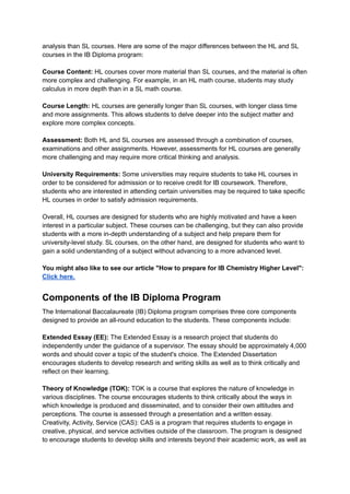All you need to know about IB Diploma Program | PDF