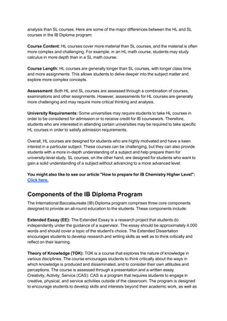 All you need to know about IB Diploma Program | PPTX