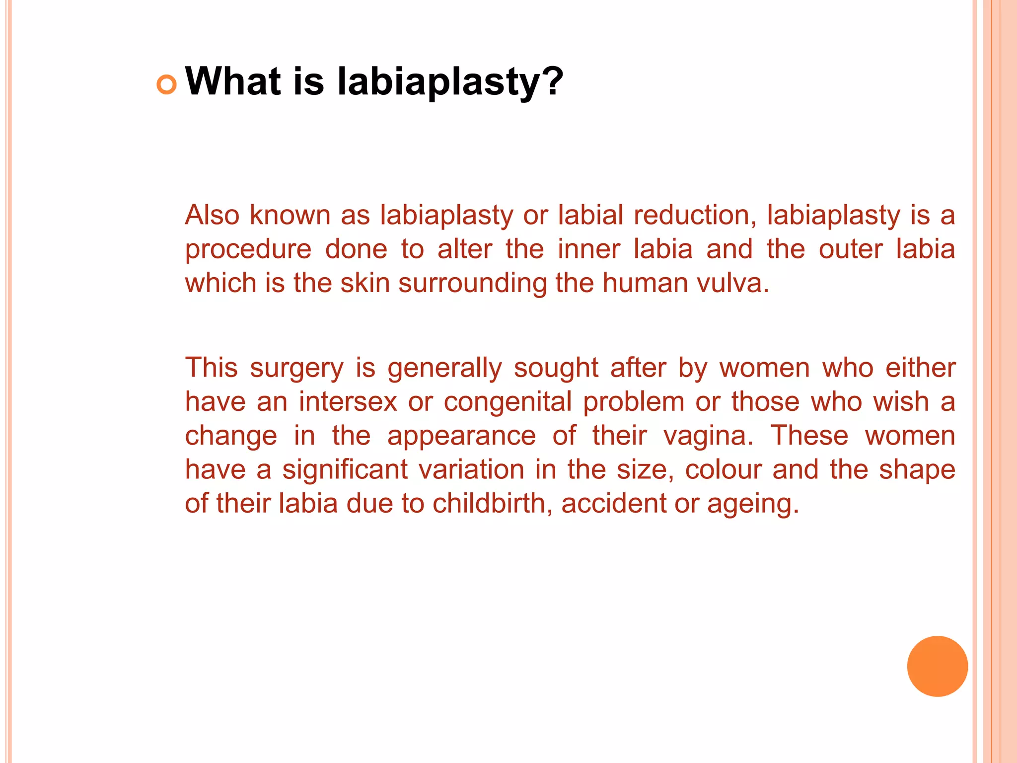 All you need to know about labiaplasty | PPTX