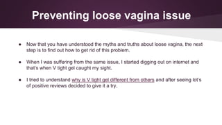 All you need to know about loose vagina | PPTX
