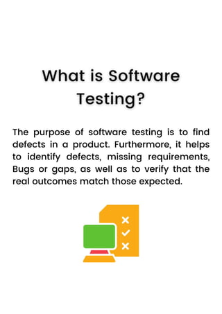 All you need to know about software testing | PDF