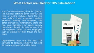 All You Need to Know About TDS Calculation | PPT