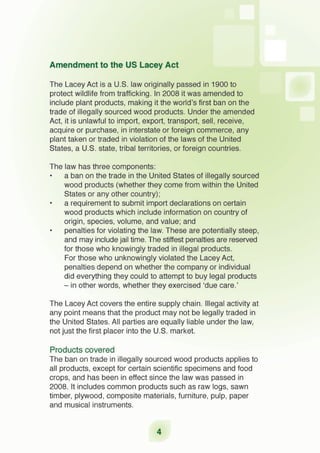 All you need to know about the us lacey act, eu tr and australian ...