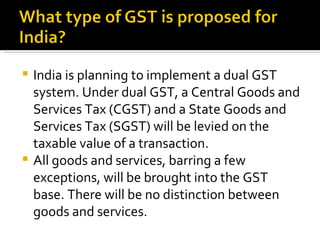 All You Wanted To Know About Gst | PPT