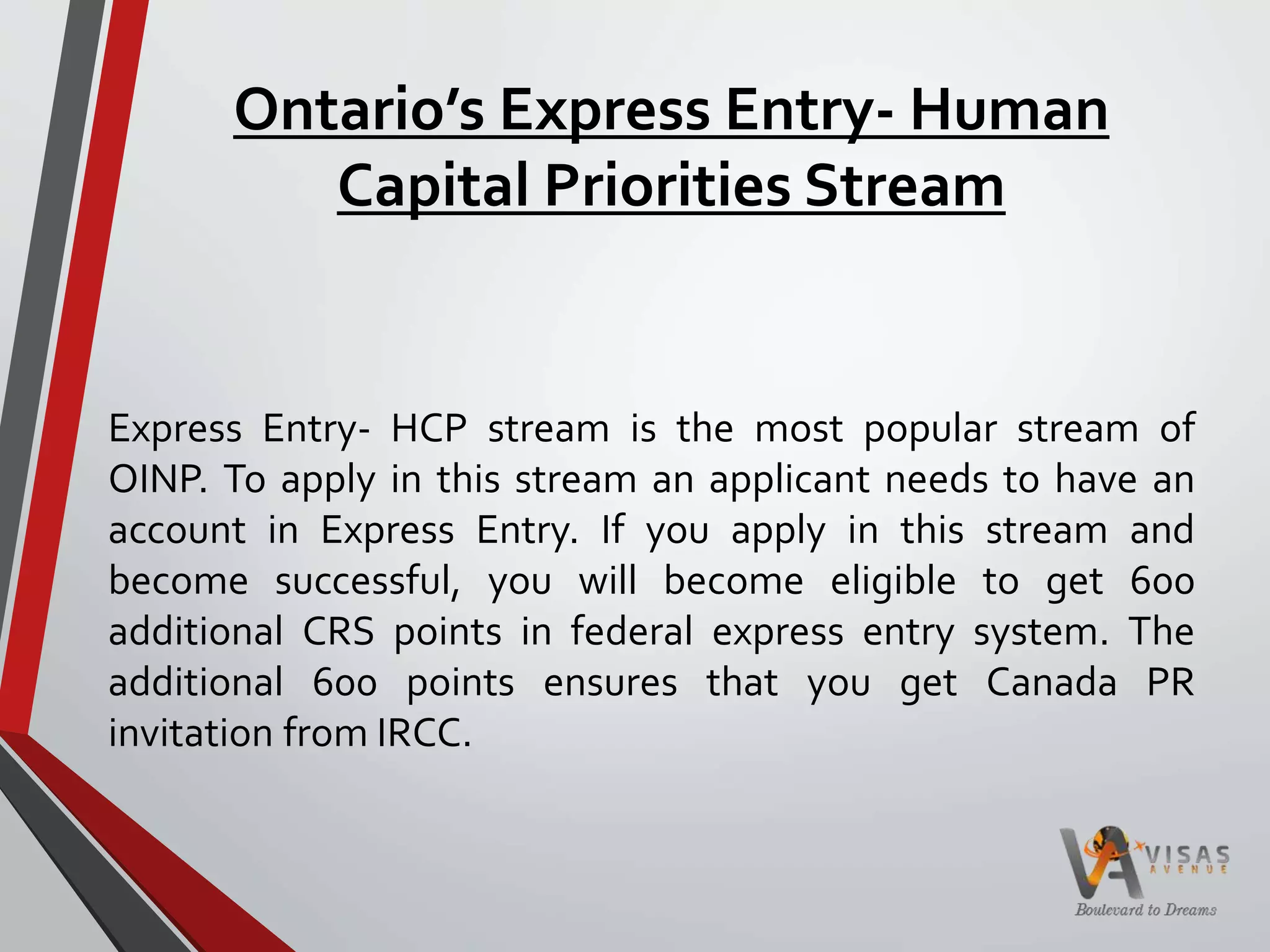 All you want to knowabout Ontario Immigrant Nominee Program (OINP) | PPTX