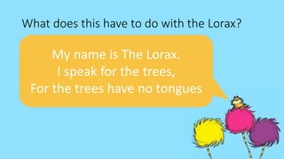 Allyship in Action - Lessons from the Lorax | PPTX