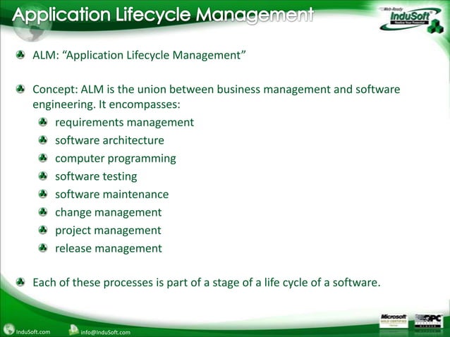 Application Lifecycle Management With InduSoft Web Studio | PPT