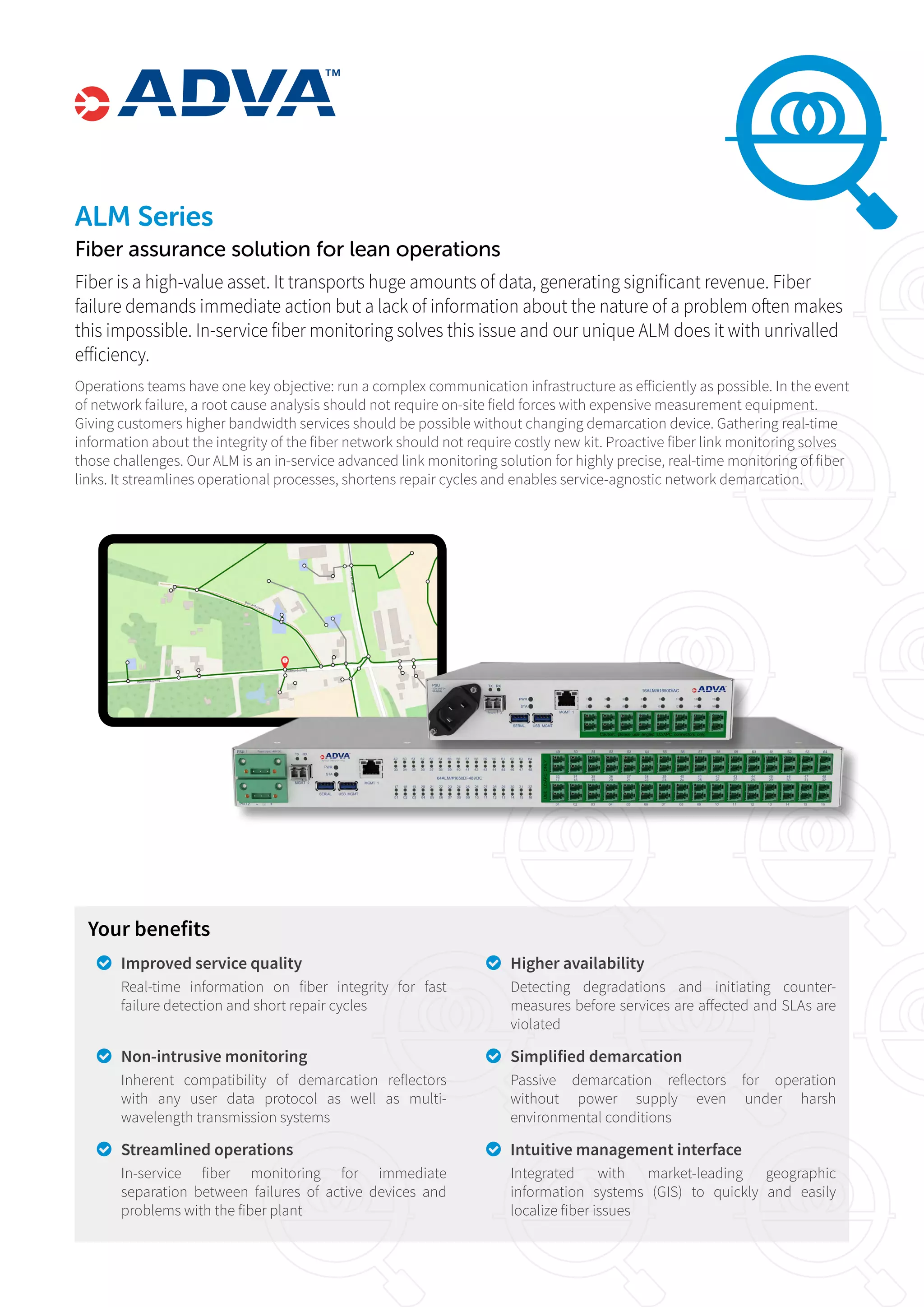 ADVA Advanced Link Monitor (ALM) | PDF