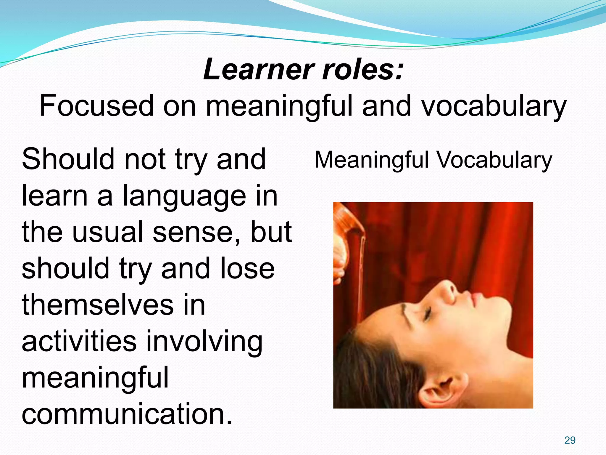 The Natural Approach | Methods and Approaches of Language Teaching | PPTX