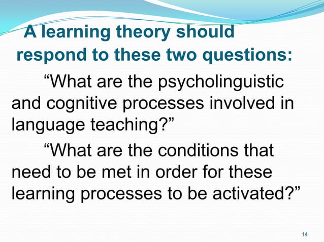 The Natural Approach | Methods and Approaches of Language Teaching | PPTX