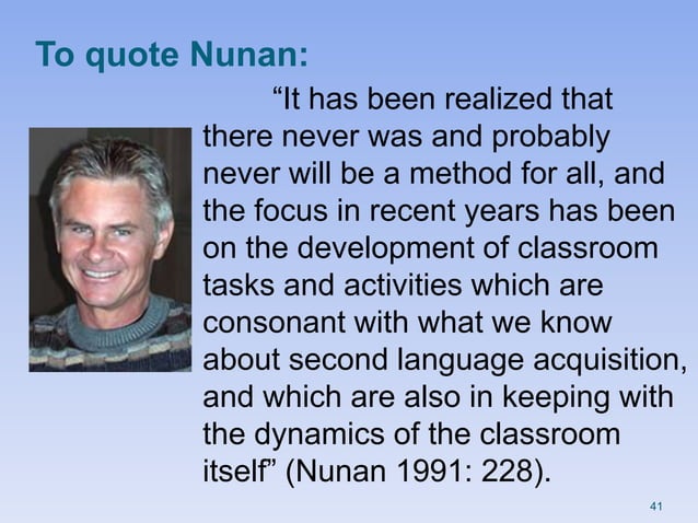 The Natural Approach | Methods and Approaches of Language Teaching | PPTX