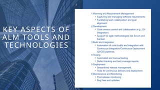 ALM-Tools-and-Technologies and Strategies | PPT