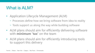 ALM 101: An introduction to application lifecycle management | PPTX