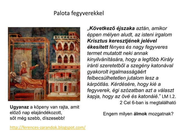 Assisi szent Ferenc álma | PPT