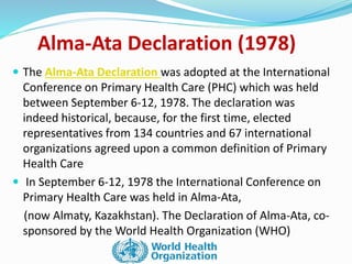 Alma-Ata Conferance 2018 | PPTX