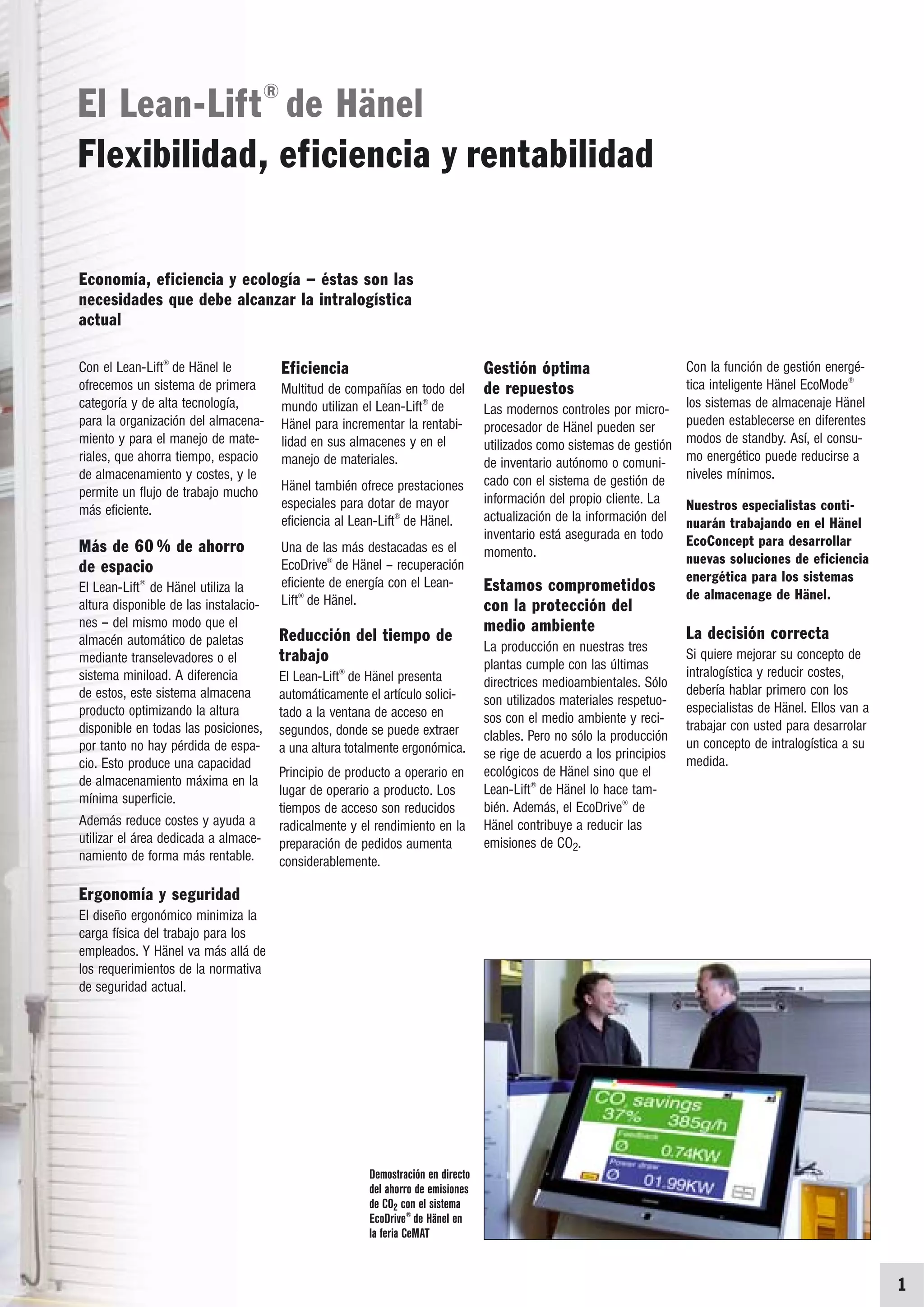 Almacén automático Lean Lift HÄNEL | PDF