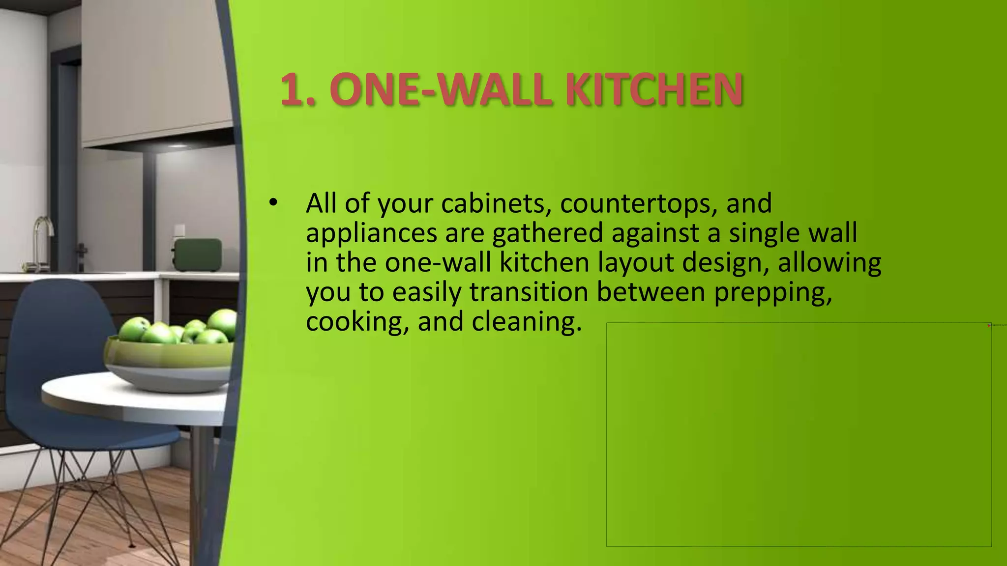 Most Popular types of modular Kitchen Layouts | PPTX