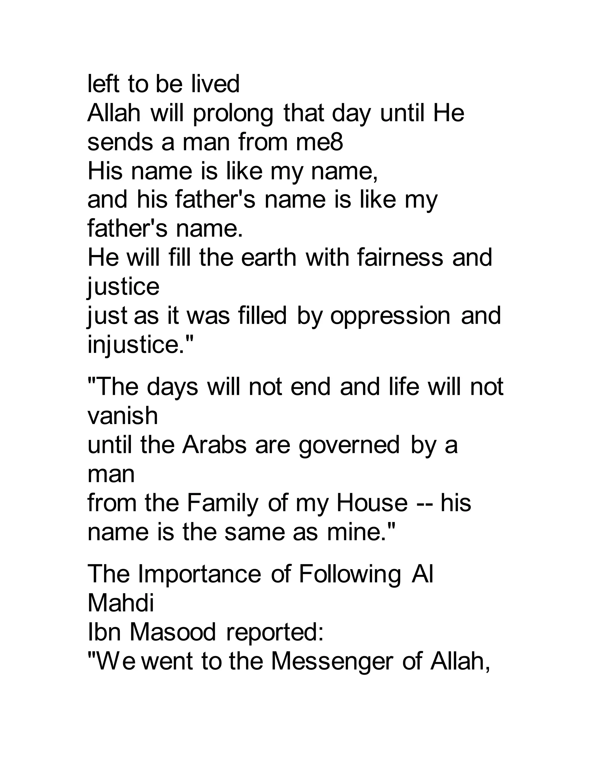 Al mahdi, jesus and moshaikh; the anti christ | DOCX