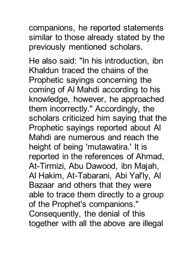 Al mahdi, jesus and moshaikh; the anti christ | DOCX | Islam | Religion & Spirituality