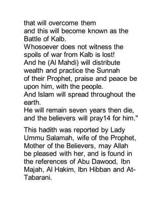 Al mahdi, jesus and moshaikh; the anti christ | DOCX