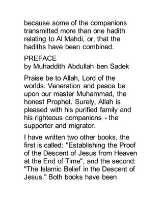 Al mahdi, jesus and moshaikh; the anti christ | DOCX
