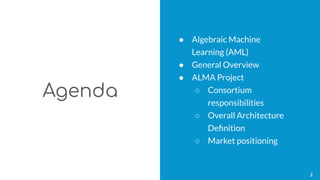 AML & ALMA: Project Overview | PDF