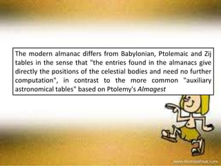 Almanac | PPTX | Geography | Science