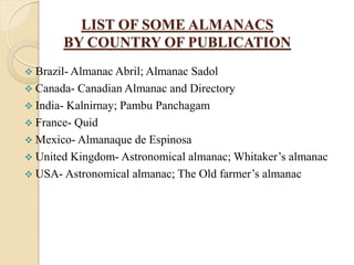 Almanac | PDF