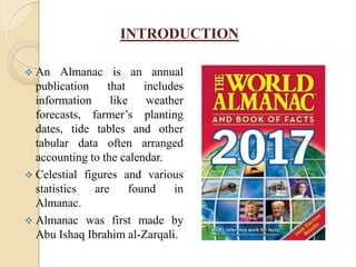 Almanac | PPT