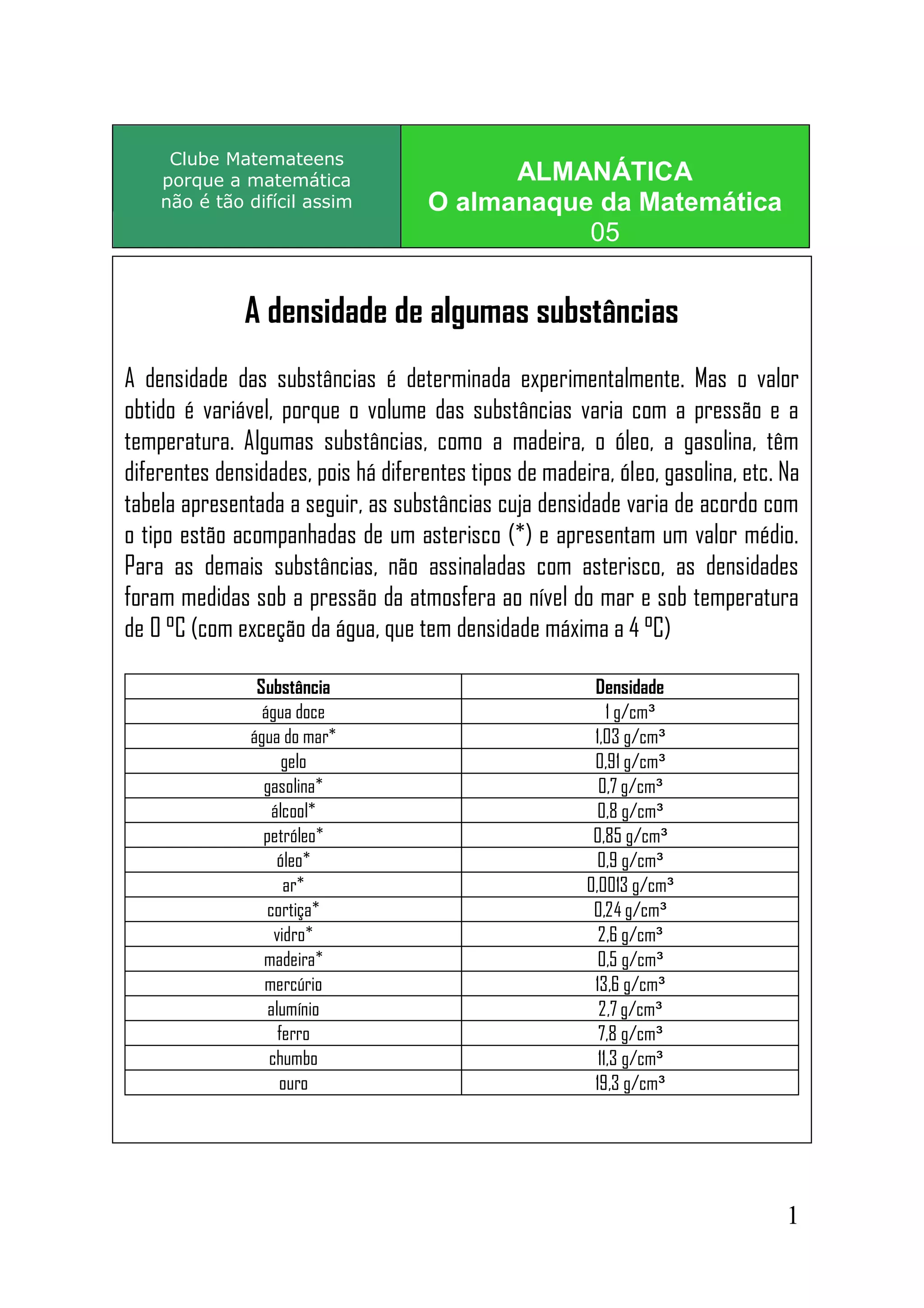 Almanática - O almanaque da Matemática | PDF
