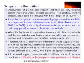 Solar prominence science with ALMA | PDF