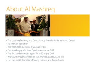 Al Mashreq Training Company Profile | PDF