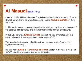 Al Masudi | PPT