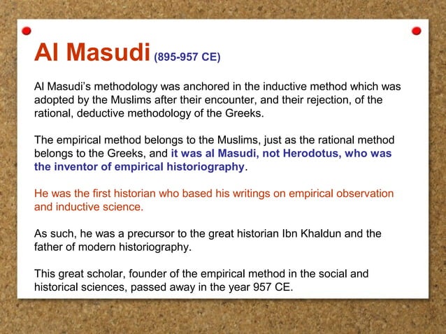 Al Masudi | PPT
