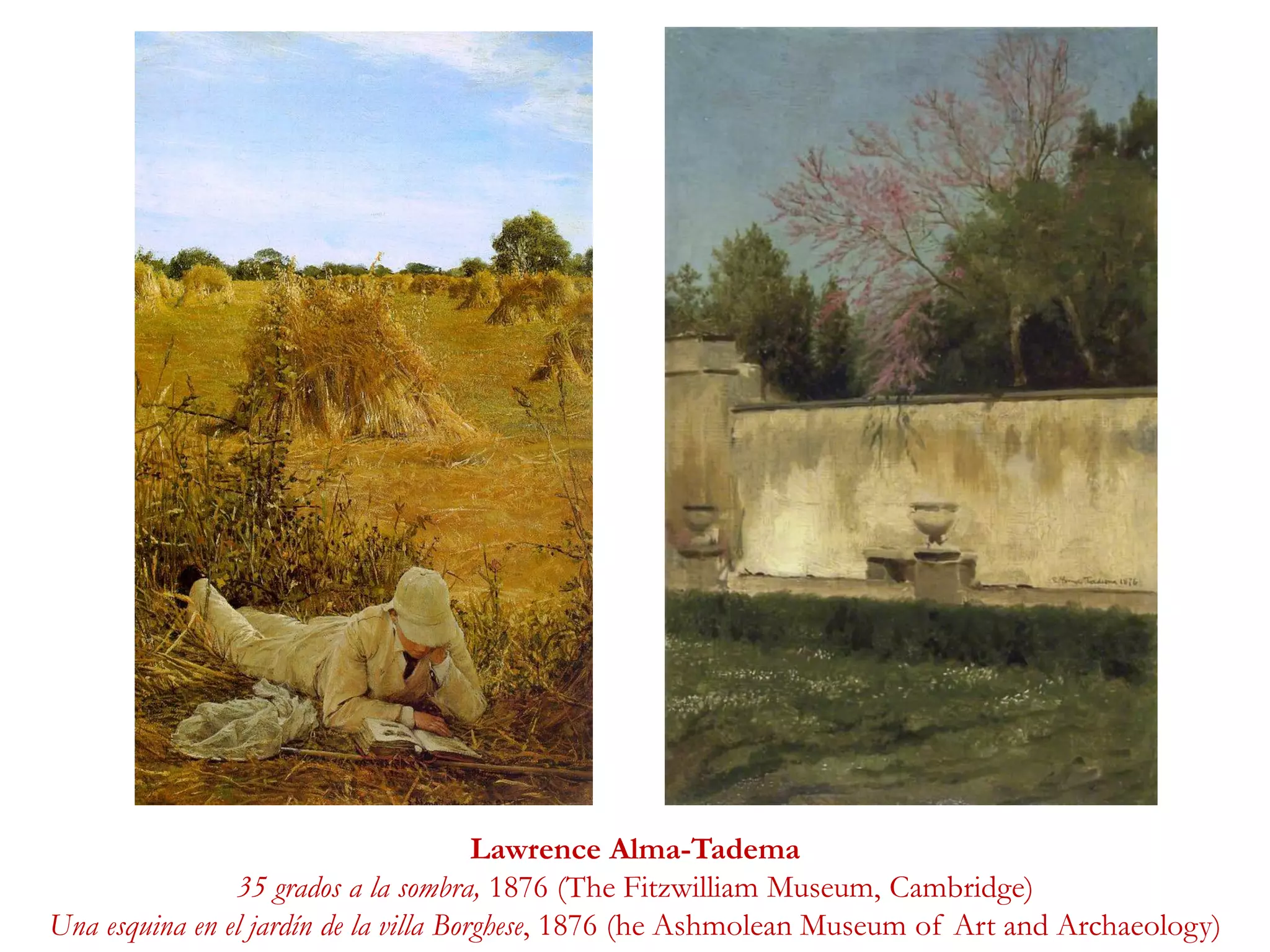 CICLO DE CHARLAS “LOS INCLASIFICABLES DEL ARTE DEL SIGLO XIX”. Lawrence ...