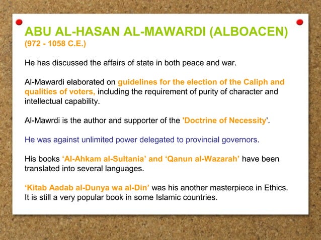 Al Mawardi | PPT