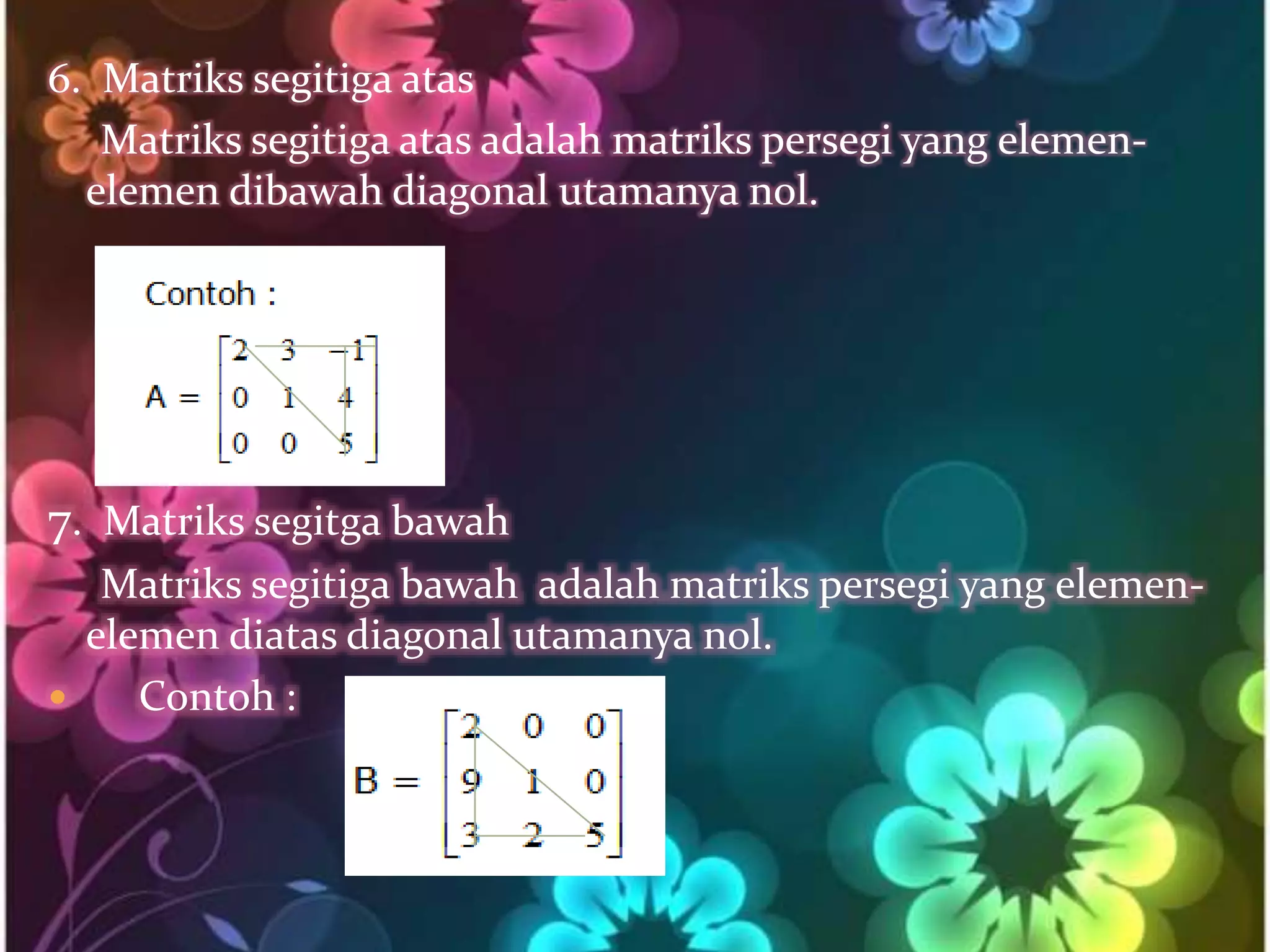 matriks dan jenis-jenis matriks | PPTX