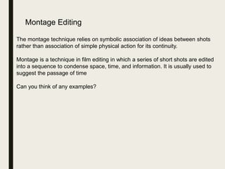 AL Media Studies - Editing.ppt