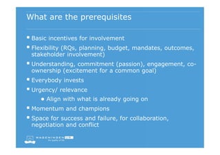 Research for Development Platforms: Science for impact in Humidtropics ...