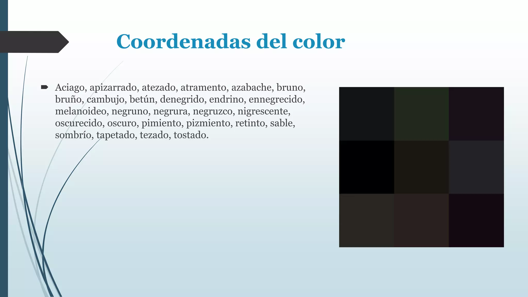Teoria del color negro | PPT
