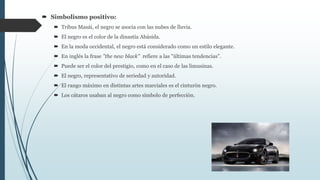 Teoria del color negro | PPTX