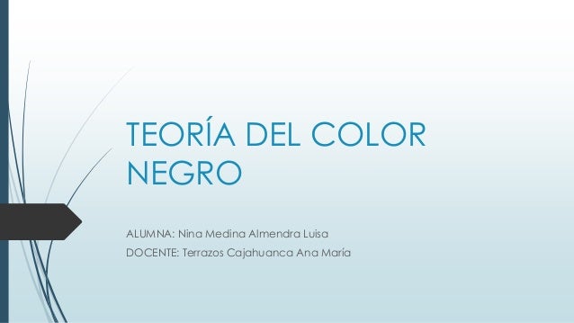 Descubre la Teoría del Color Negro: Significado y Aplicaciones ★ Teoría ...
