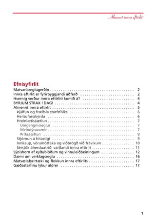 Almennt innraeftirlit | PDF