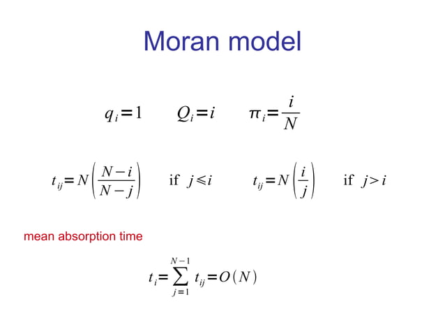 Mathematical models of evolution | PPT