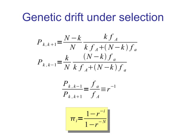 Mathematical models of evolution | PPT